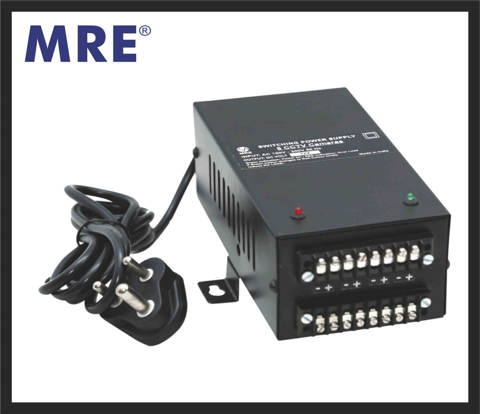 CCTV Power Supply 8 Channel - CCTV Power Supply - MRE