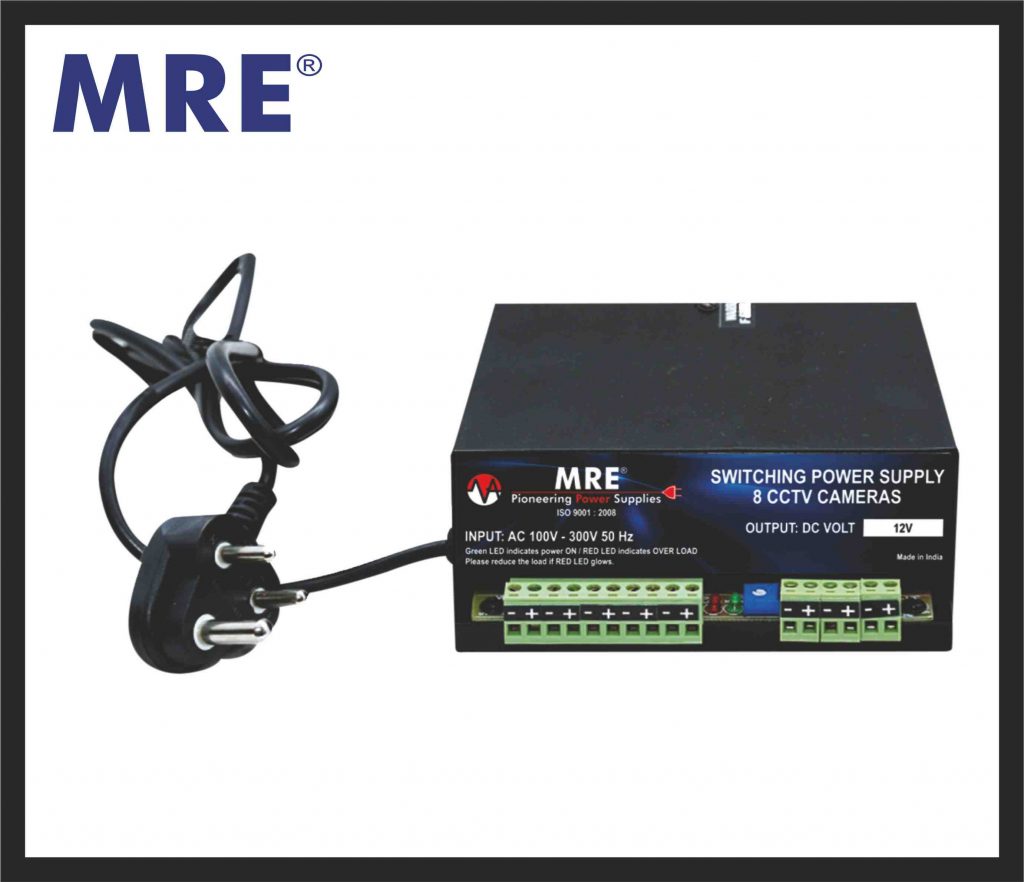 CCTV Power Supply 8 Channel - CCTV Power Supply - MRE