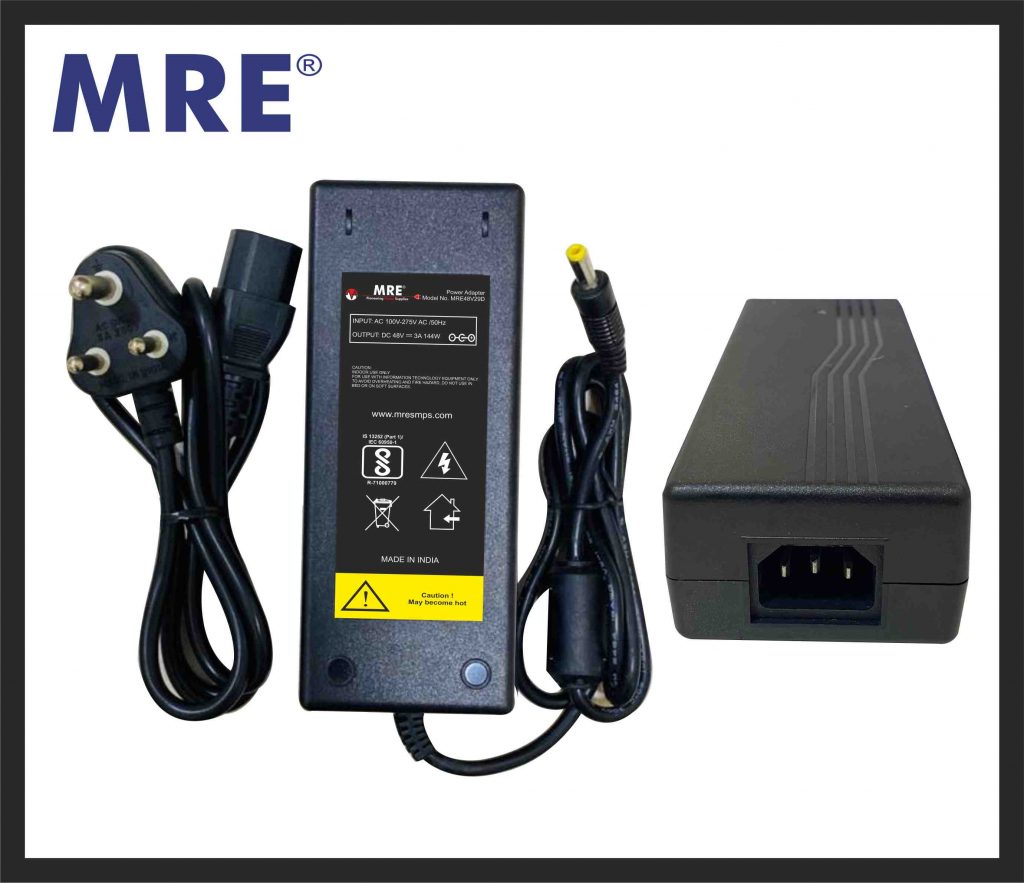 DC 48V-3A Desktop Power Adapter - MRE MR Powertech
