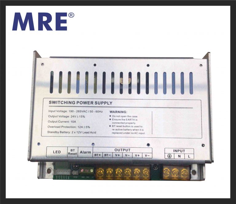 Battery Backup Power Supply – 24VDC/10A – MRE MR Powertech